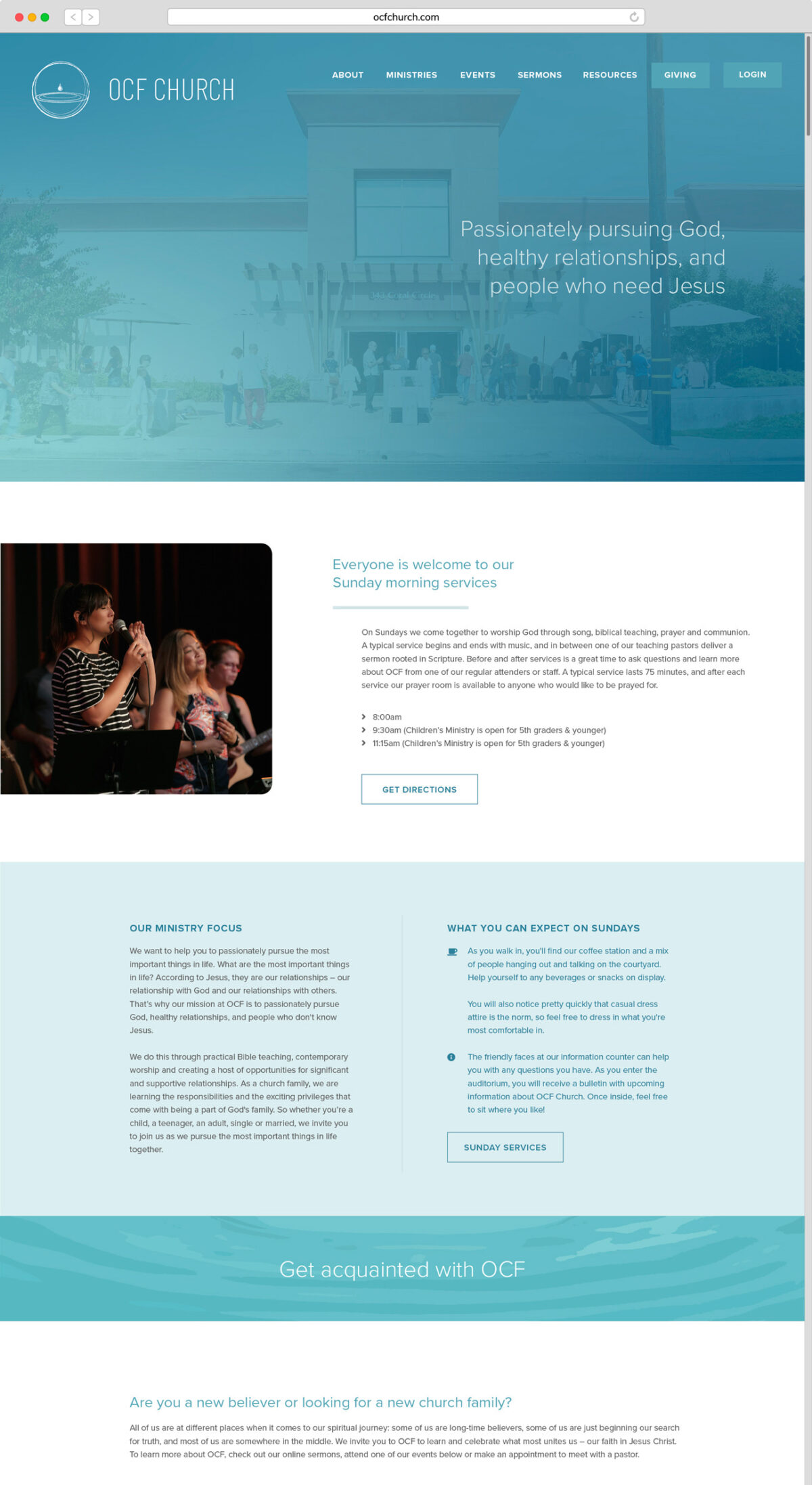 OCF Church | Johnsons Design
